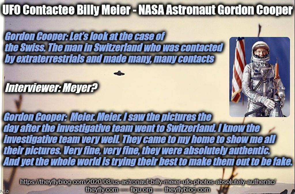 US Astronaut: Billy Meier UFO Photos “Absolutely authentic”