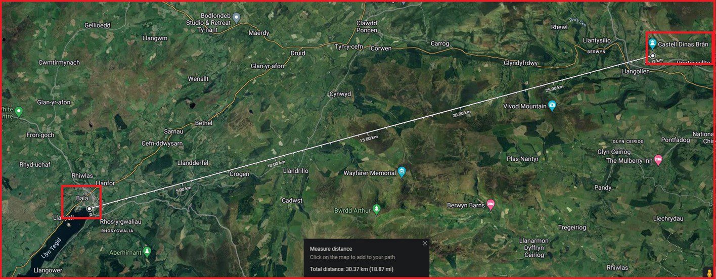 mapped Bala Lake | They Fly Blog & News